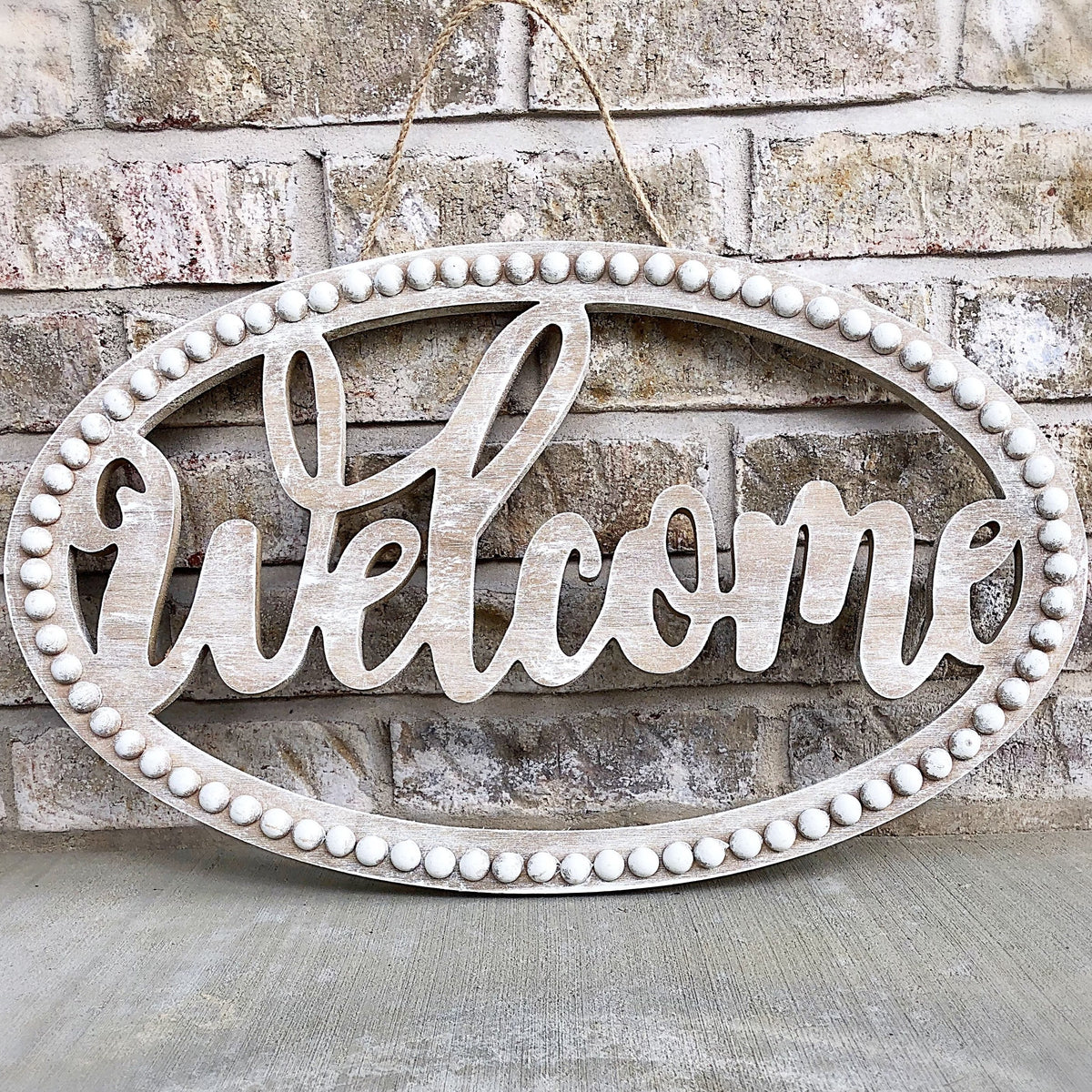 Everyday Welcome Wood Door Sign Country Farmhouse Front Door Boho Nord ...